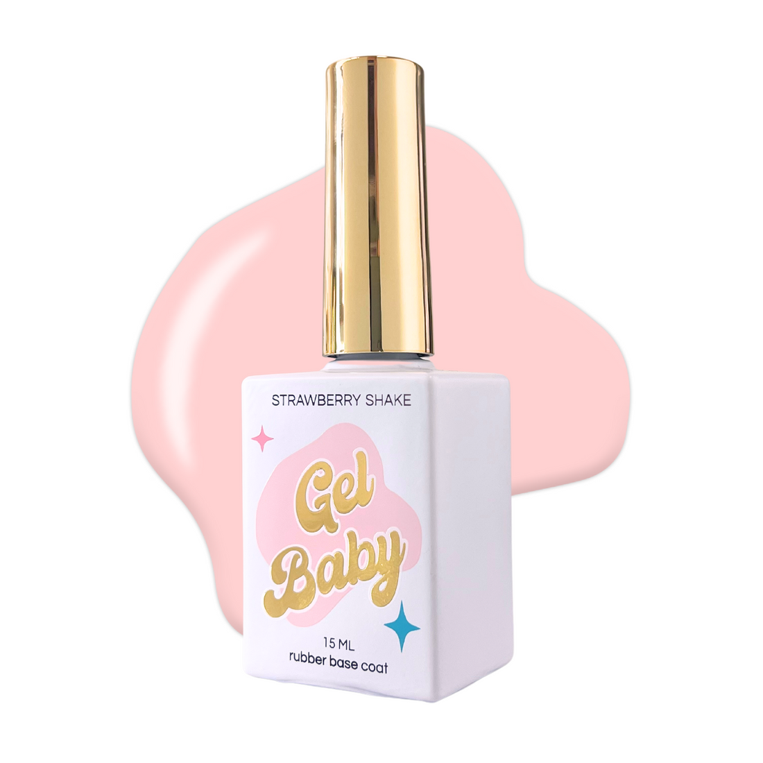 Strawberry Shake Rubber Base Coat – Twinkled T