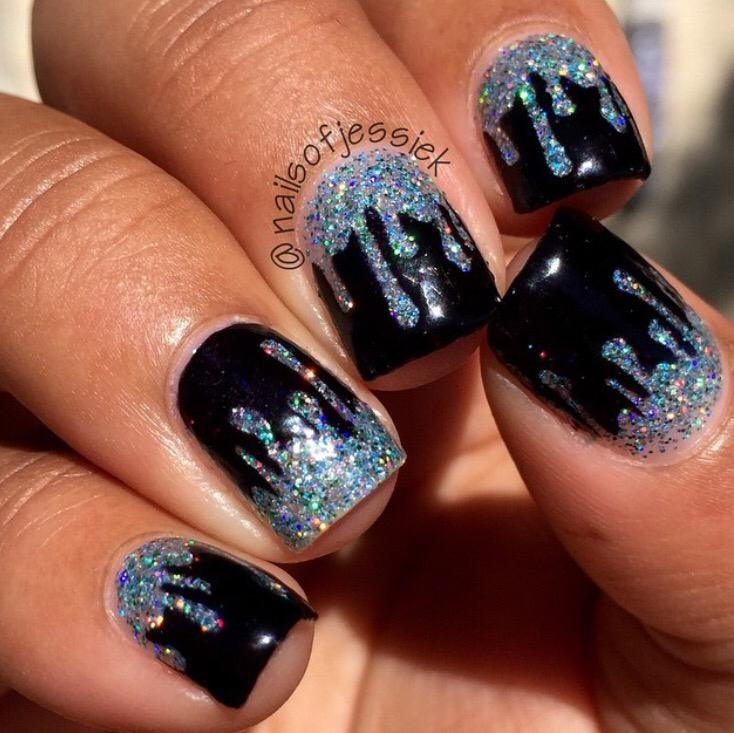 Nail Polish Dripping Effect