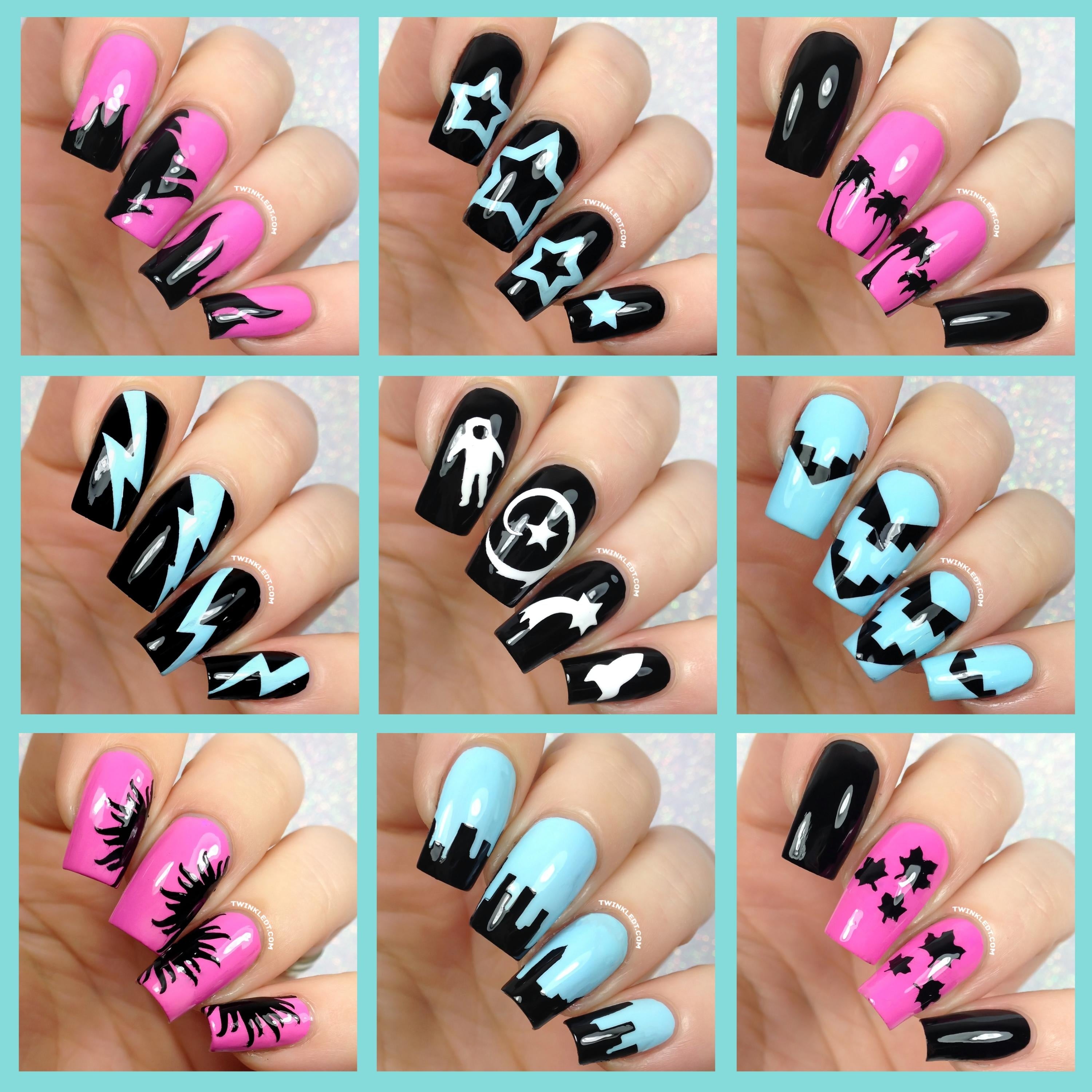 Nail Vinyls - The Largest Nail Stencil Selection in the World! – Twinkled T