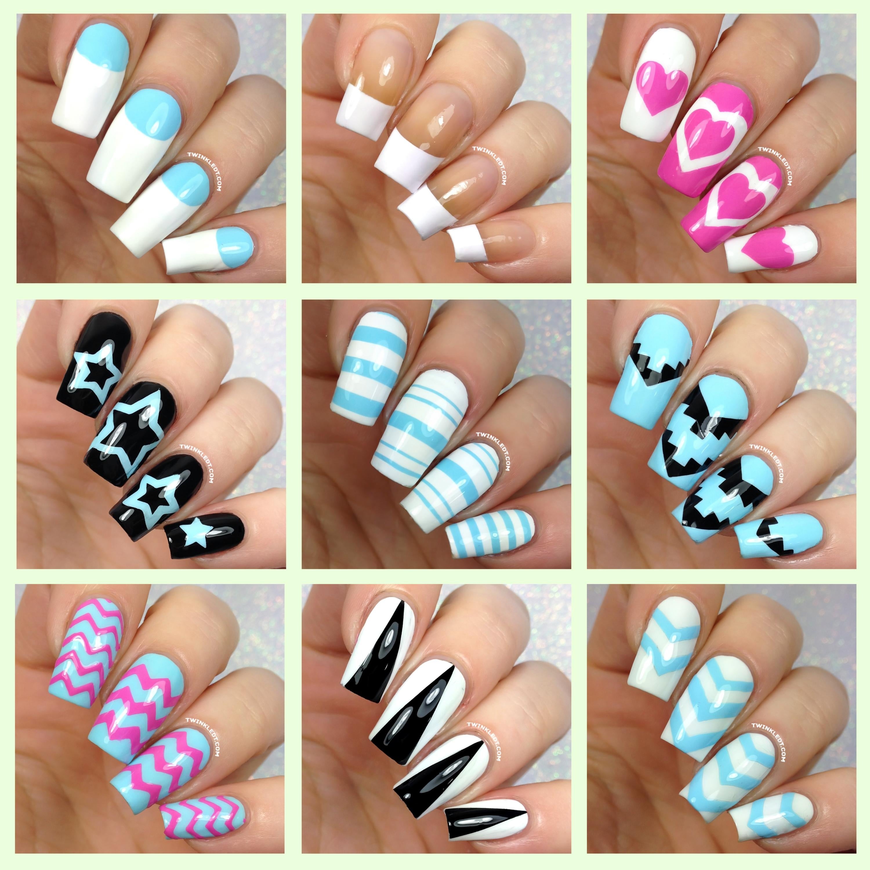 Nail Vinyls - The Largest Nail Stencil Selection in the World! – Twinkled T